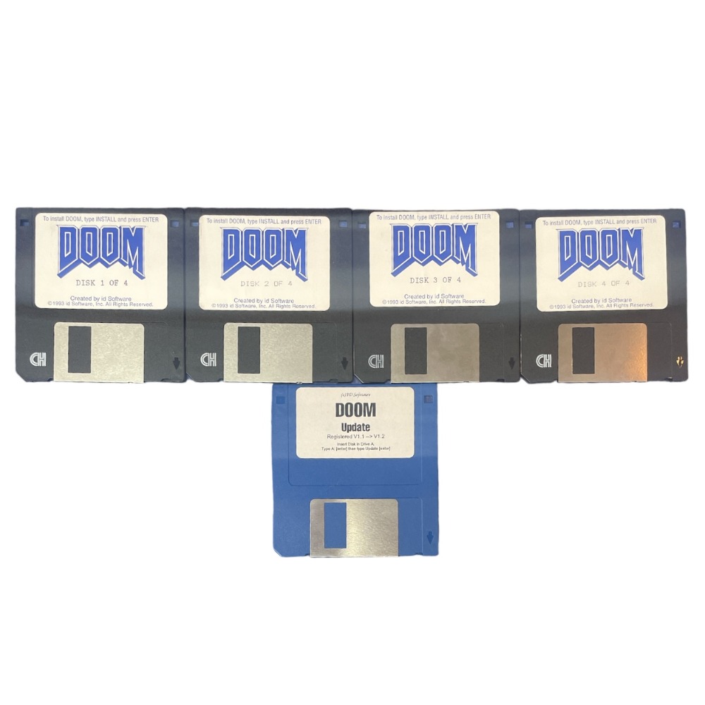Pre-owned Original Doom 1993 PC - 3.5" Floppy Disk Version ID Software ...